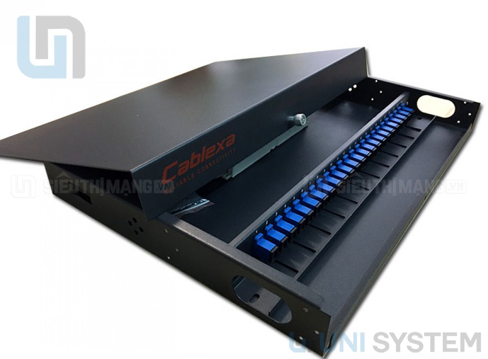 Hộp ODF quang 24FO Cablexa trong nhà đầy đủ phụ kiện, giá tốt